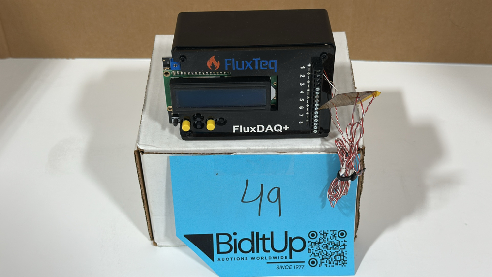 FLUXTEQ FLUXDAQ HEAT FLUX SENSOR AND THERMOCOUPLE MEASUREMENT AND DATA LOGGING SYSTEM, MODEL ...